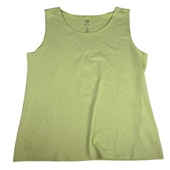 Ruby Rd. | Tops | Ruby Rd Womens Tank Top Yellow Sleeveless Round Neck ...